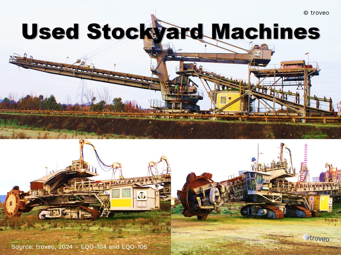 Compact stockyard machines, 50 Hz, Top Offers EQO-104, -105