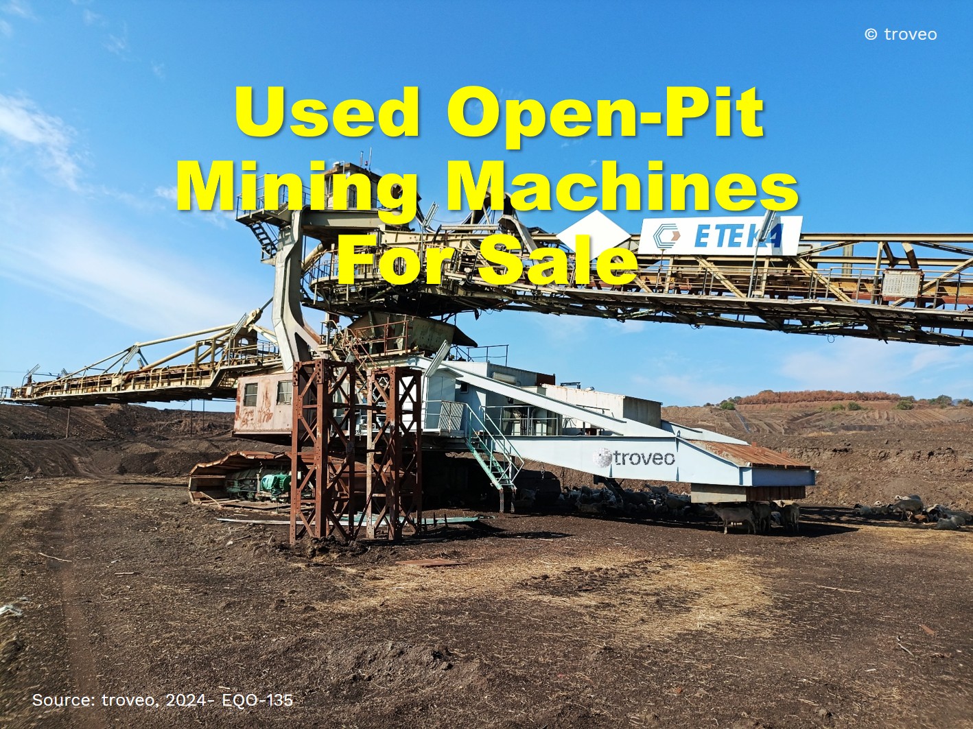 used mining machines for sale at troveo